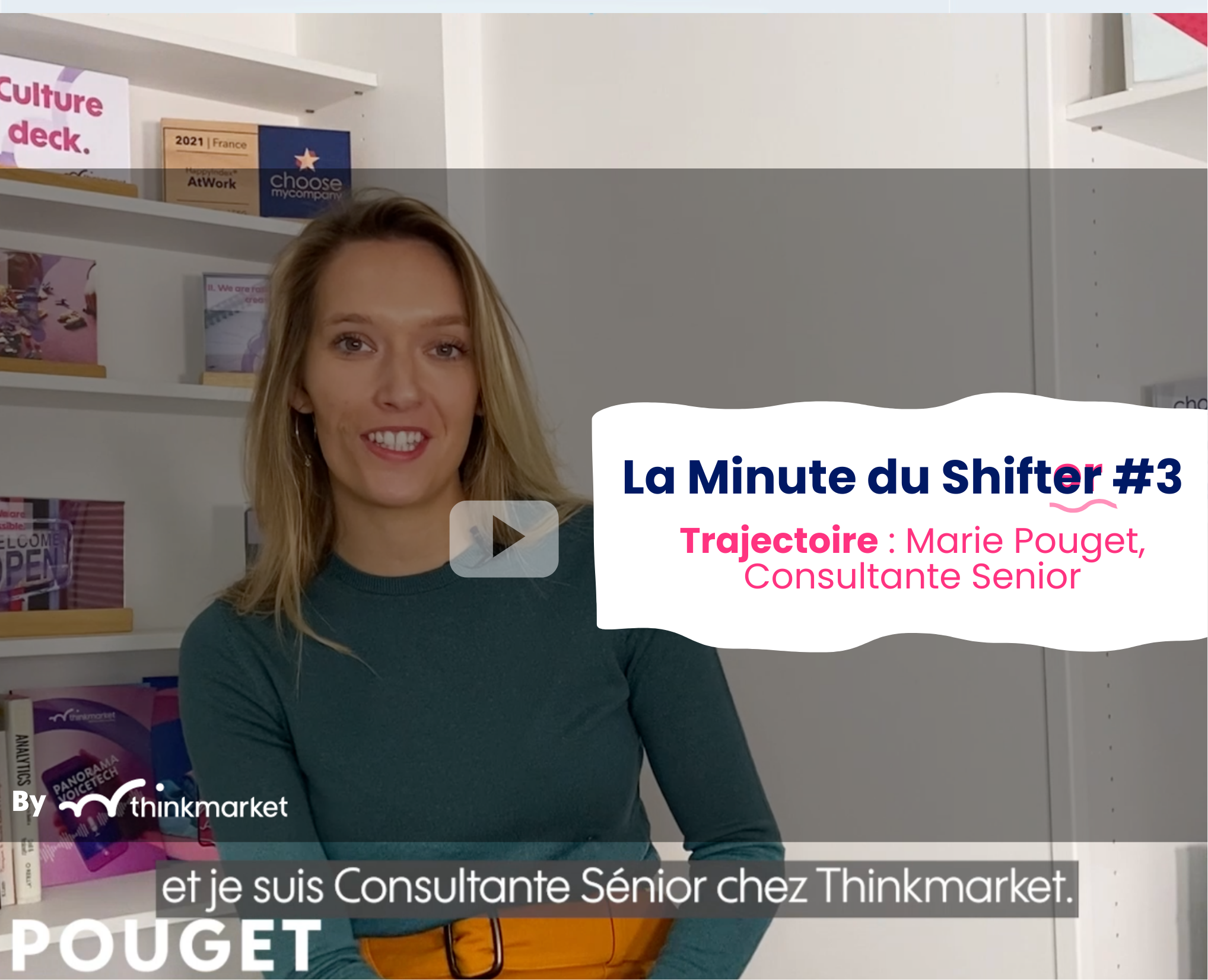 La Minute du Shifter #3 - Trajectoire : Marie Pouget, Consultante ...